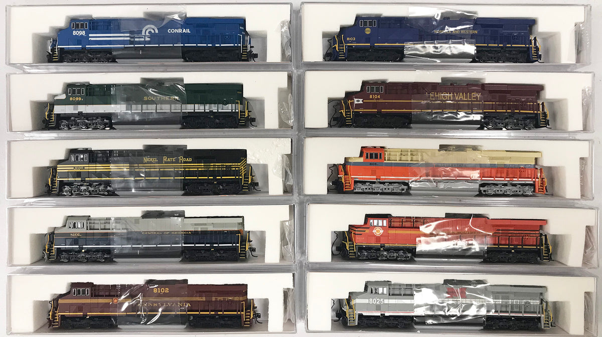 N GEVO Set - NS Heritage Original 10 unit ES44AC – Fox Valley Models